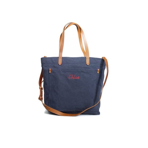 Madewell | Bags | Madewell Tote The Canvas Medium Transport In Denim ...
